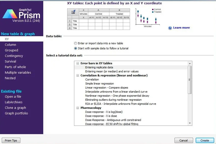 GraphPad Prism 8.0：新功能亮点抢先看