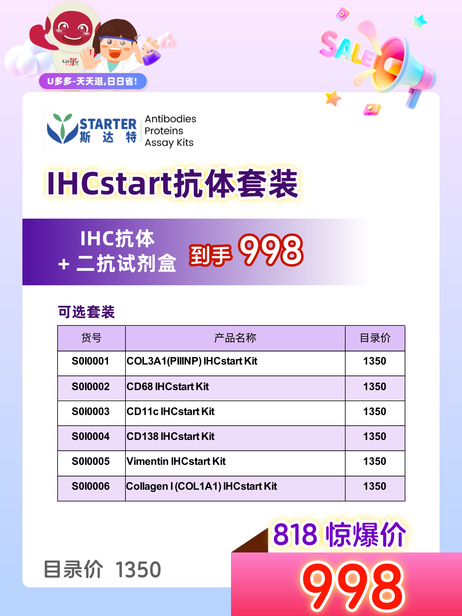 COL3A1(PIIINP) IHCstart Kit：助力探索细胞外基质-上海优宁维生物科技股份有限公司